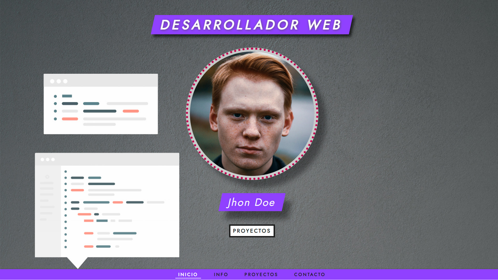 GitHub - render2web/portafolio-personal: Proyecto portafolio personal creado con HTML 5, CSS 3 y ...