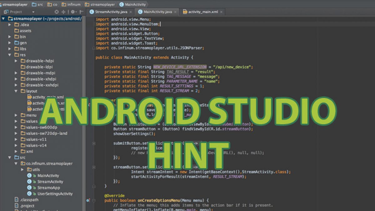 Texto por Defecto en Android Studio - render2web