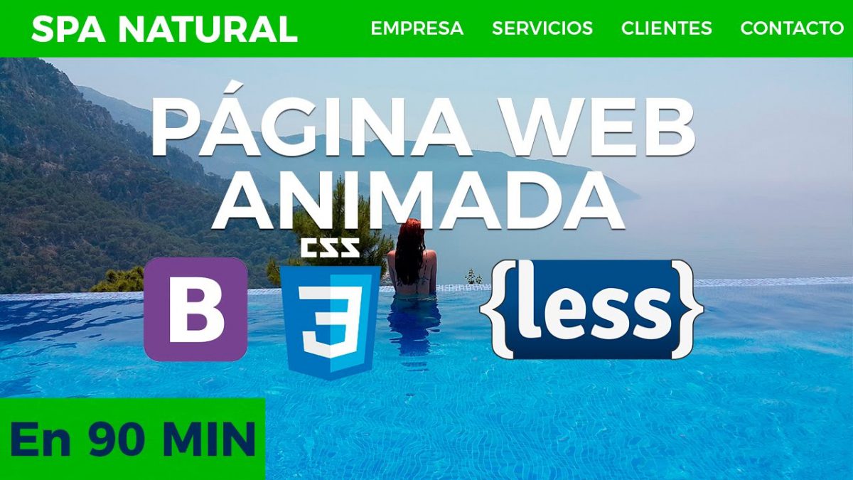 Tu Primera Página Web Animada con Bootstrap, Less y Jquery - render2web